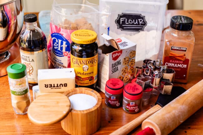 Soft Chewy Gingerbread Cookies (No Spread)-The Food Charlatan