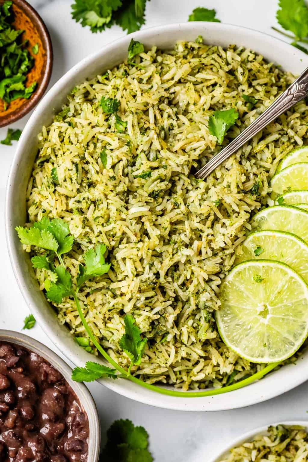 Better Than Chipotle Cilantro Lime Rice - The Food Charlatan