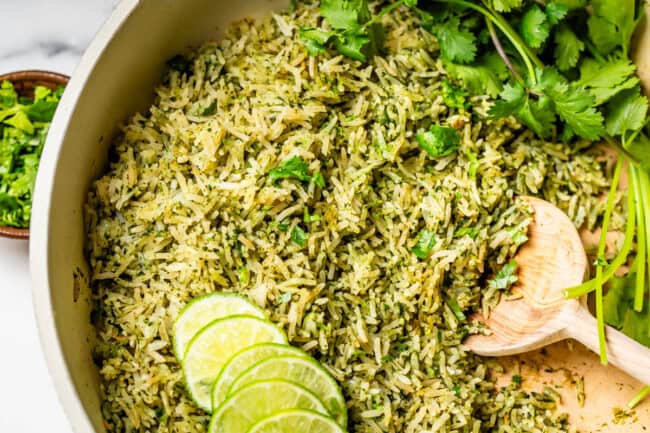 Better Than Chipotle Cilantro Lime Rice - The Food Charlatan