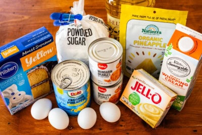 Pig Pickin Cake (Sunshine Cake) - The Food Charlatan