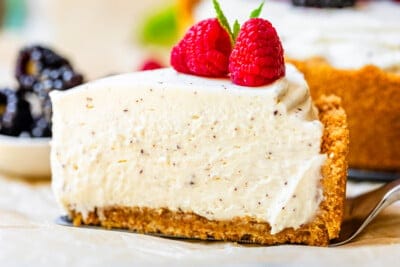 My Favorite No Bake Cheesecake (of all time) - The Food Charlatan