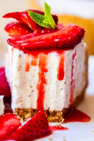 My Favorite No Bake Cheesecake (of all time) - The Food Charlatan