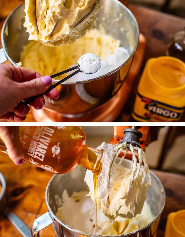 Cornbread Cake with Honey Frosting - The Food Charlatan