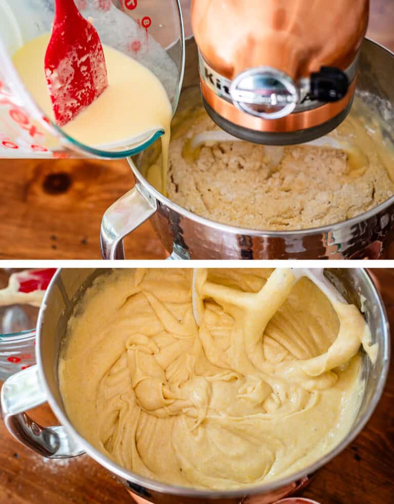 Cornbread Cake with Honey Frosting - The Food Charlatan