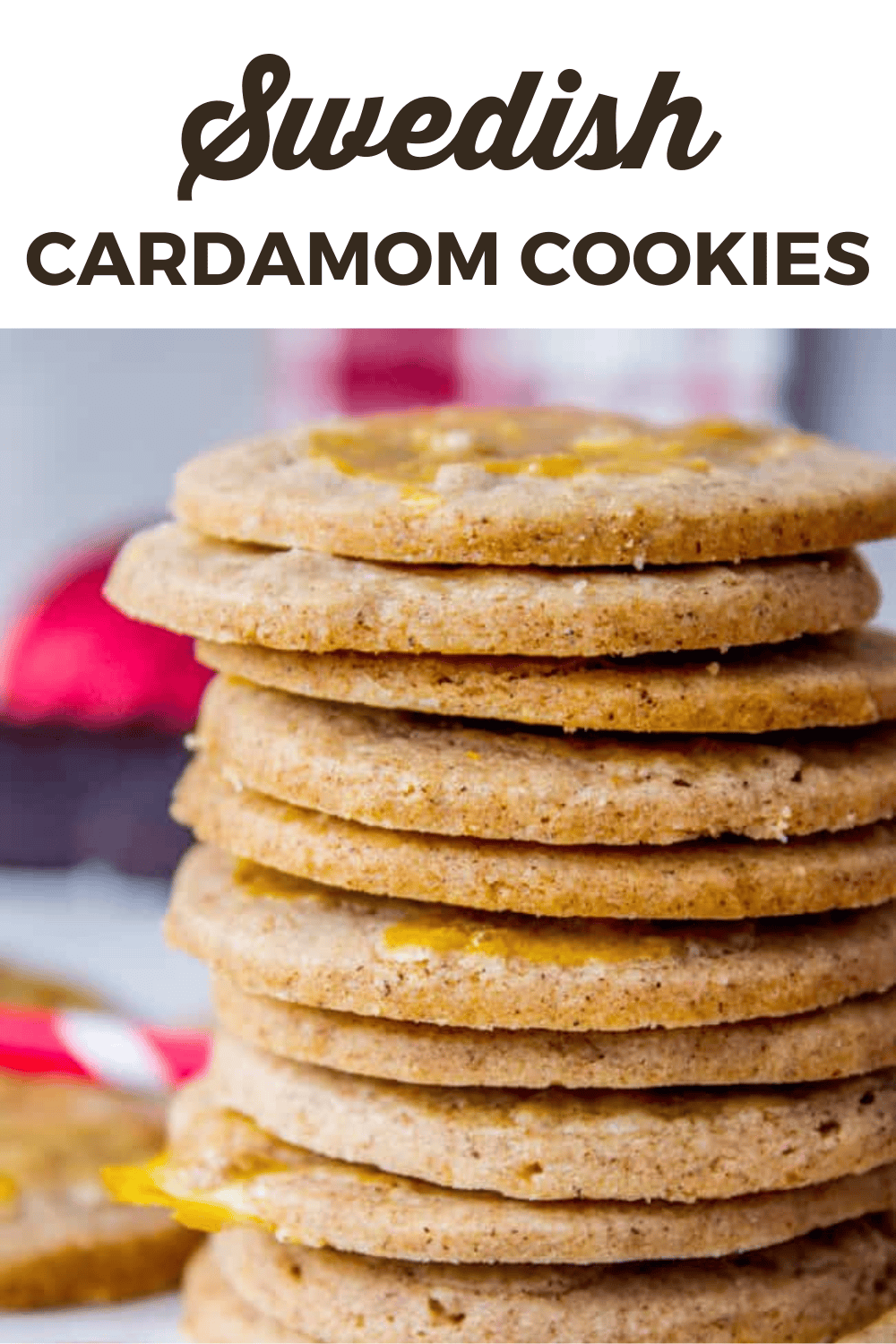 Classic Nordic Christmas Cardamom Cookies