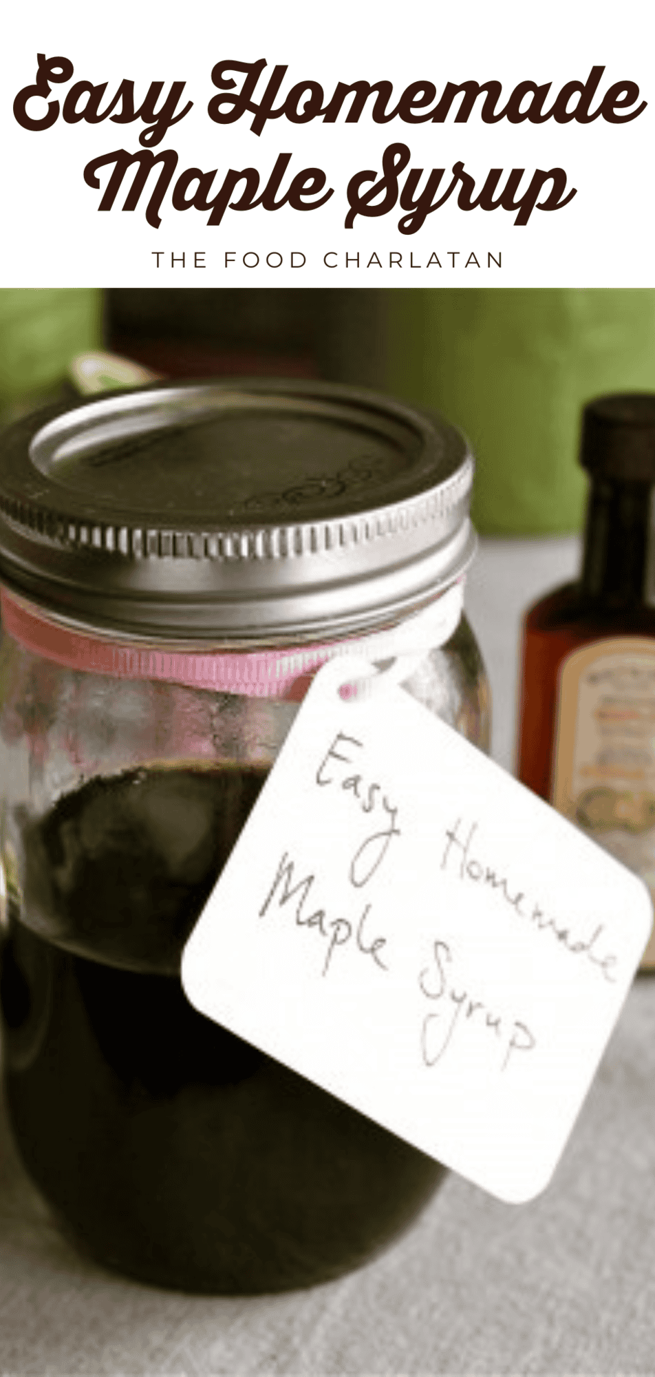 Easy Homemade Maple Syrup - The Food Charlatan