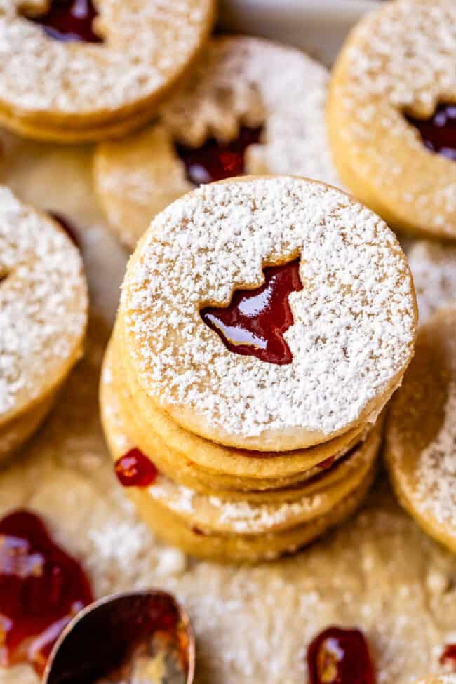 Perfect Linzer Cookies - The Food Charlatan
