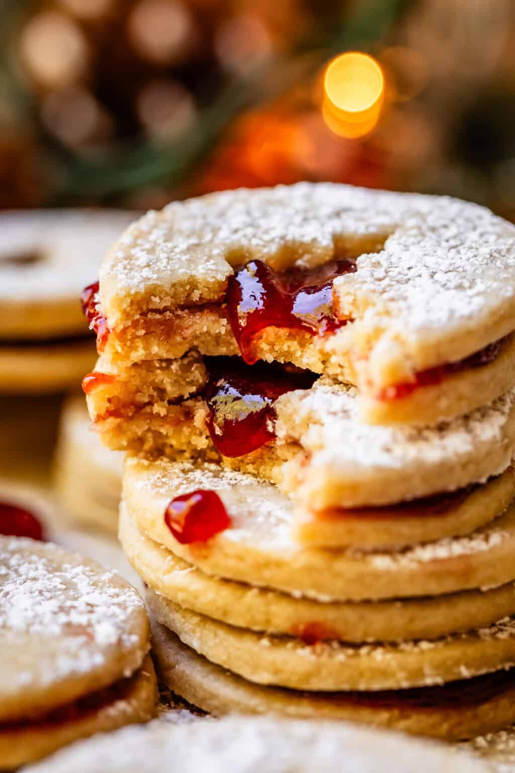 Perfect Linzer Cookies - The Food Charlatan