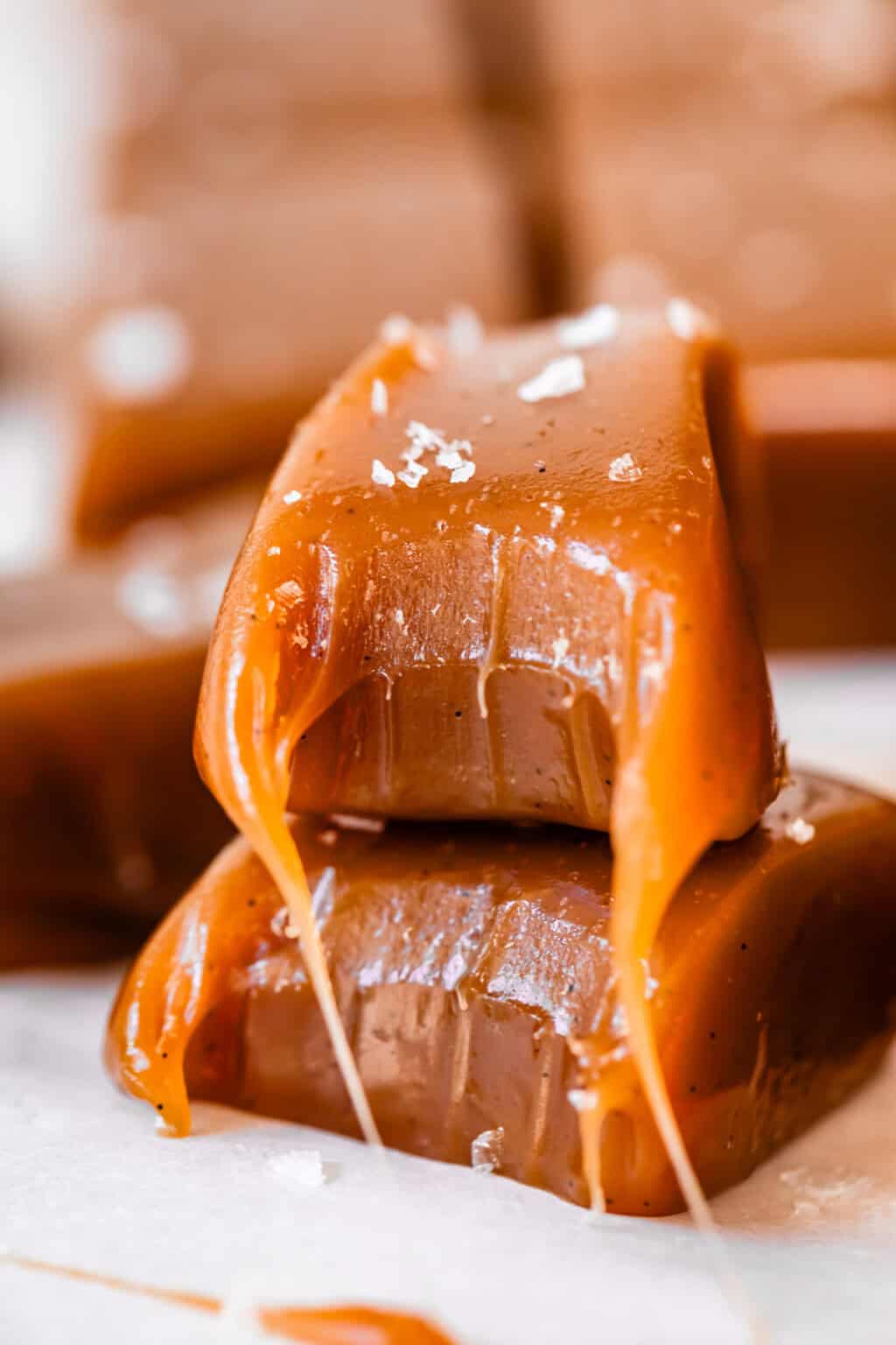 Soft Homemade Caramel Candy - The Food Charlatan