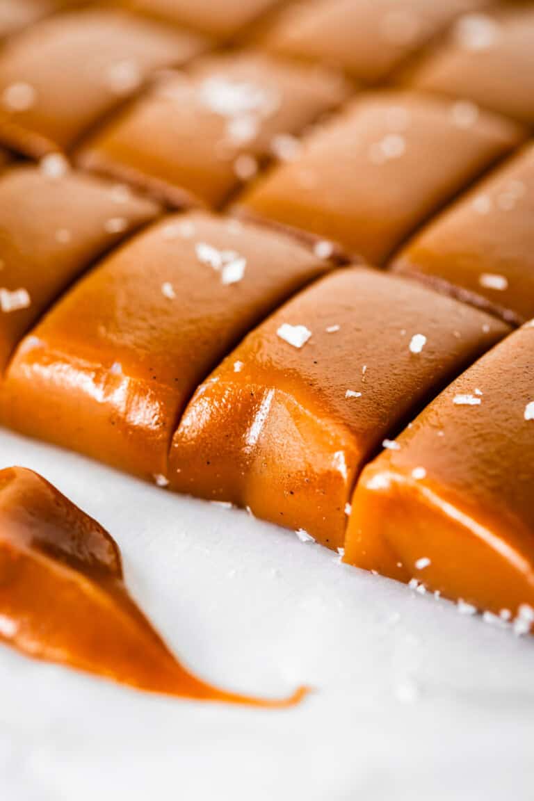 Soft Homemade Caramel Candy - The Food Charlatan