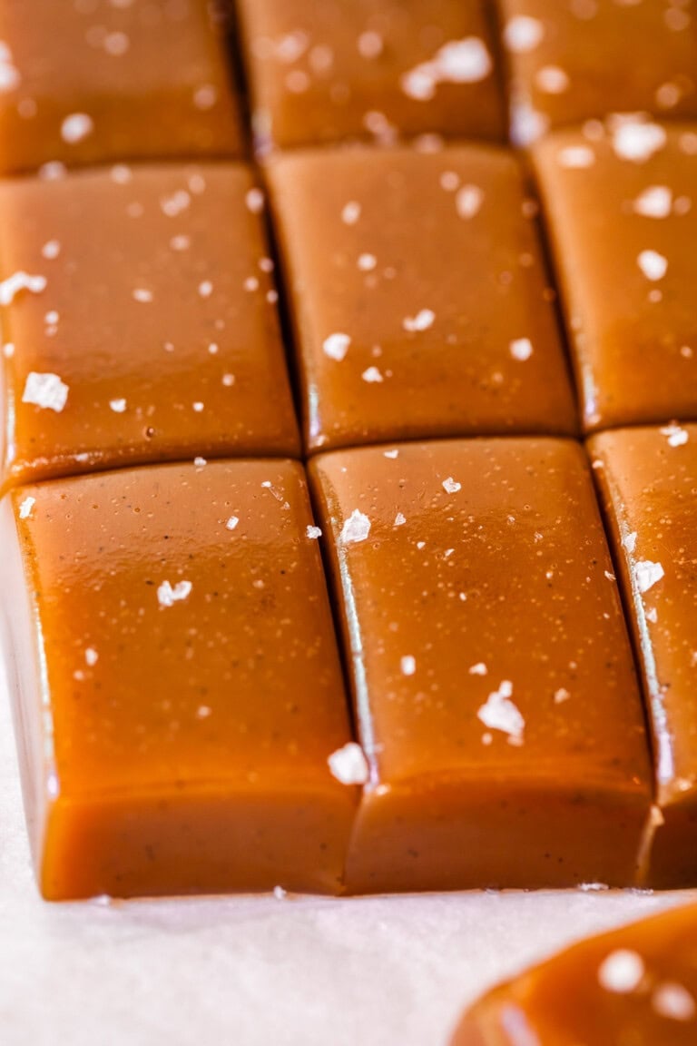 Soft Homemade Caramel Candy - The Food Charlatan
