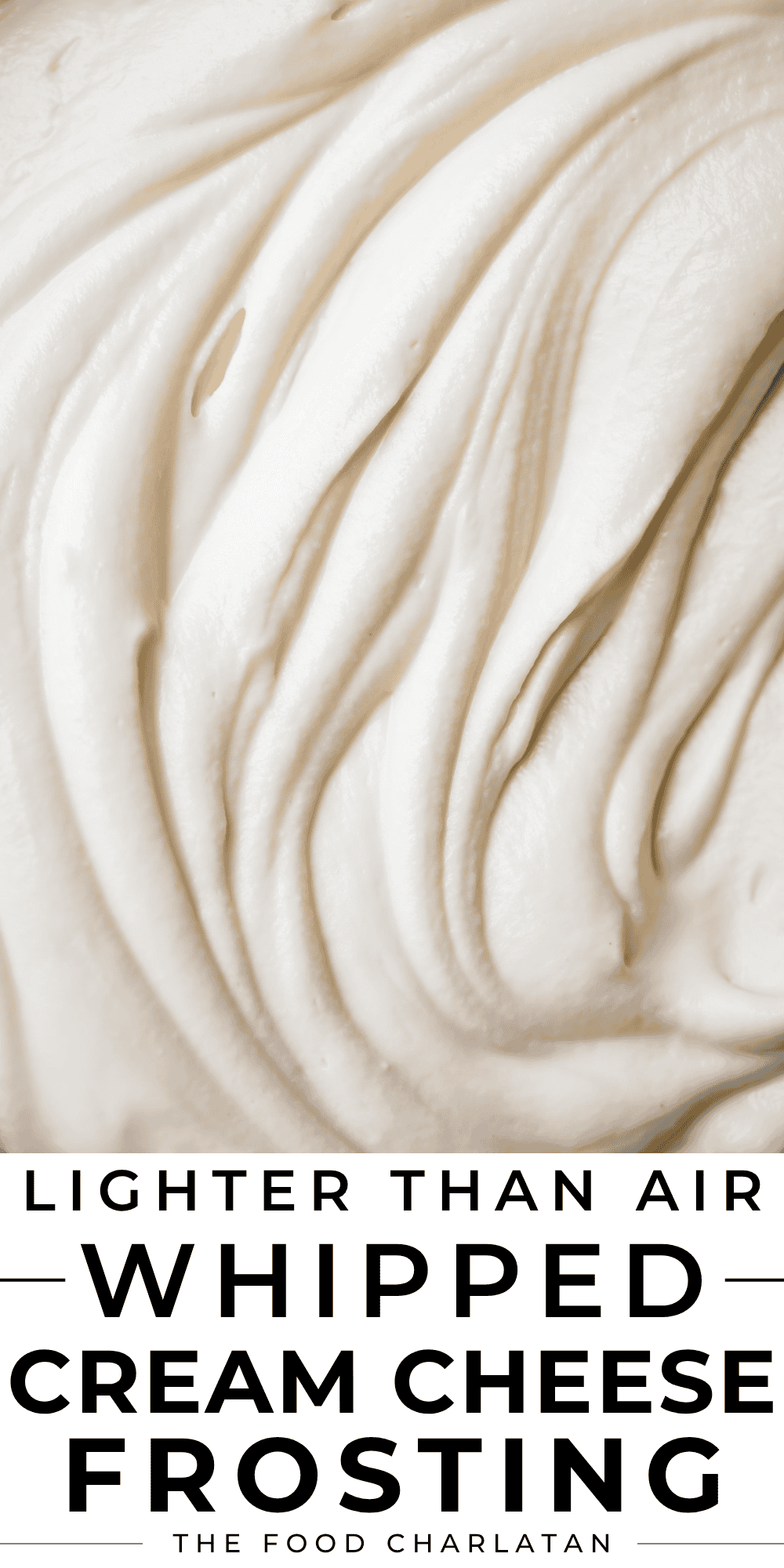 Whipped Cream Cheese Frosting - The Food Charlatan
