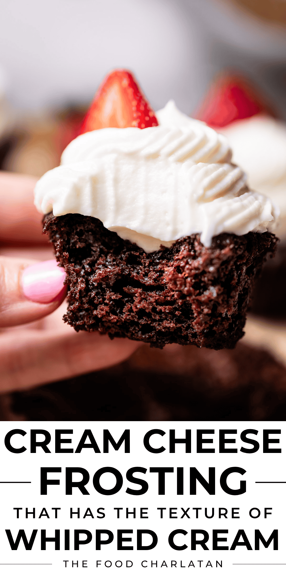 Whipped Cream Cheese Frosting - The Food Charlatan