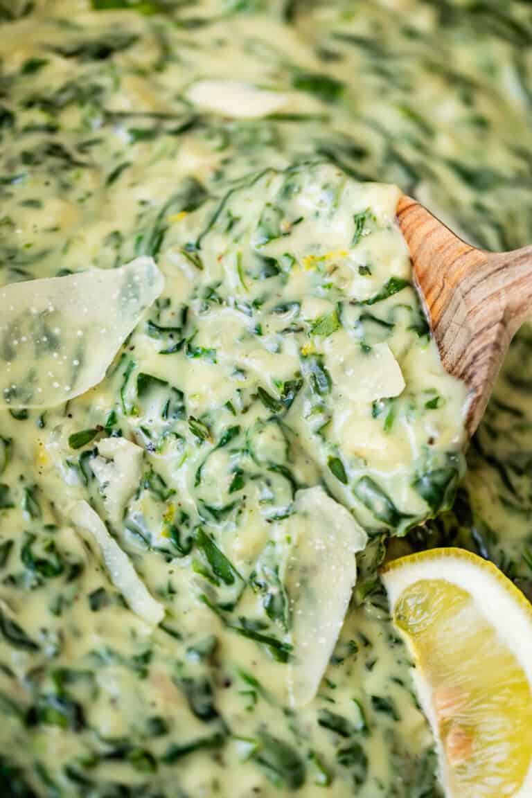 Creamed Spinach Recipe - The Food Charlatan