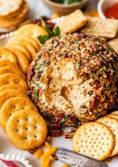 Classic Cheese Ball Recipe (3 Cheeses + Toasty Pecans!) - The Food ...