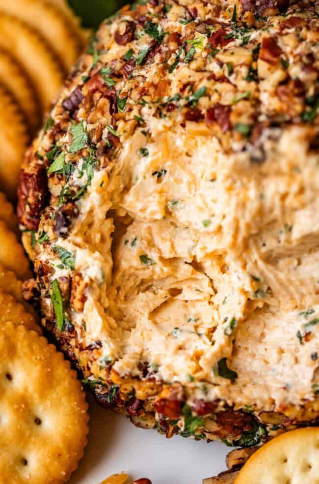 Classic Cheese Ball Recipe (3 Cheeses + Toasty Pecans!) - The Food ...