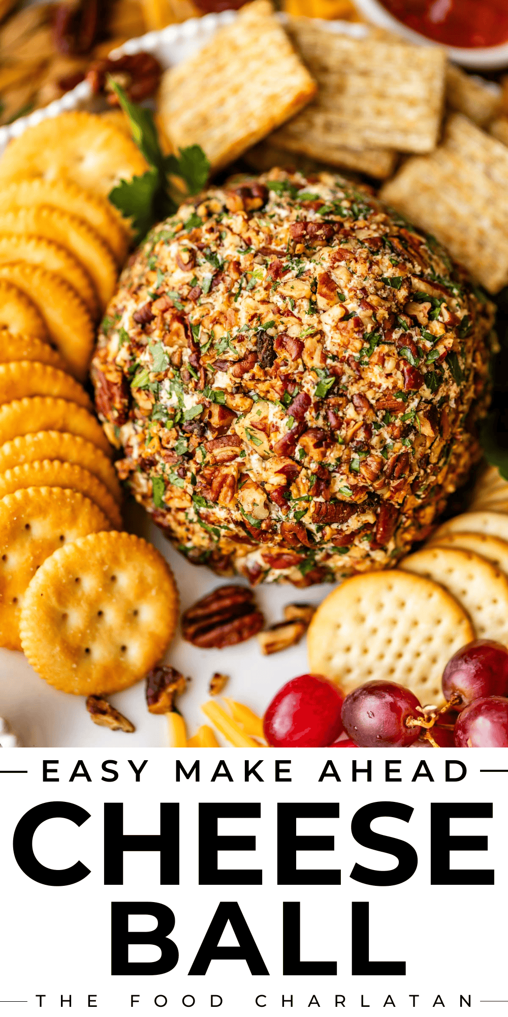 Classic Cheese Ball Recipe (3 Cheeses + Toasty Pecans!) - The Food ...