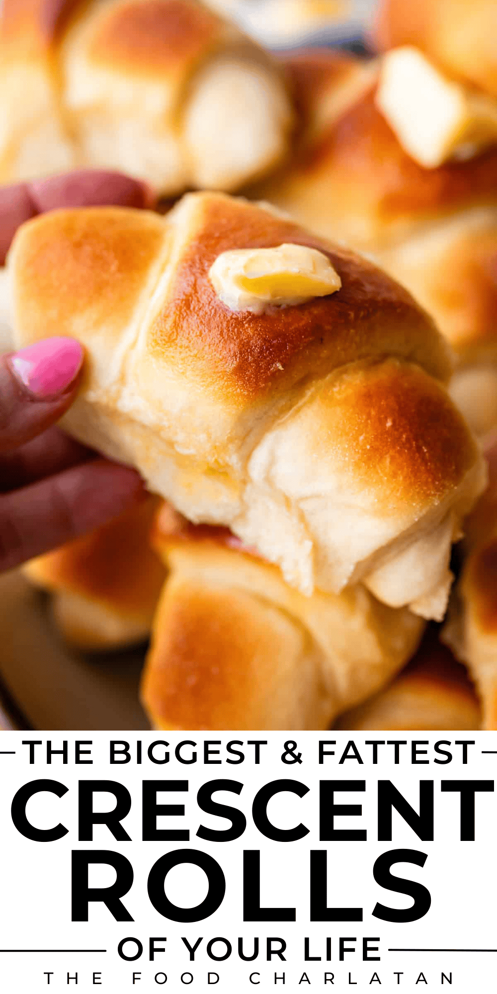 Big Fat Crescent Rolls Recipe (SO fluffy!) - The Food Charlatan